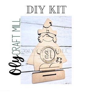 DIY Standing Witch Countdown / Halloween Witch / Mantle Decor / Home ...
