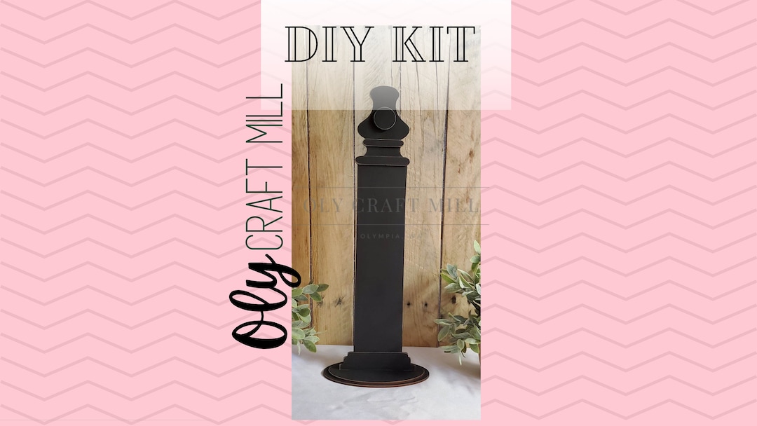 DIY Large Sign Holder / DIY Wood Kit / Mantle Decor / Home Decor ...