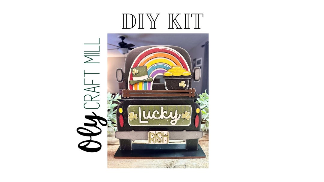 DIY Add-on Lucky Rainbow Interchangeable Farmhouse Truck / DIY Wood Kit ...