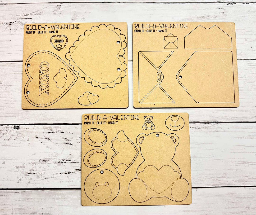 DIY "pop Out" Kids Valentine's Day Ornaments / Valentine's Day / Hearts ...
