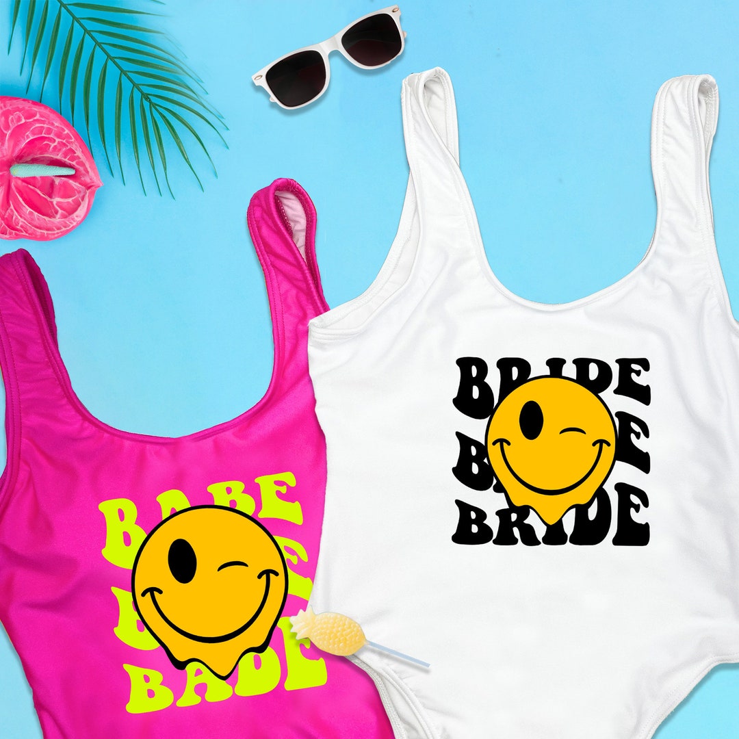 Bride Bathing Suit, Bachelorette Swimsuits, Team Bride Swimsuit, SW 55 ...