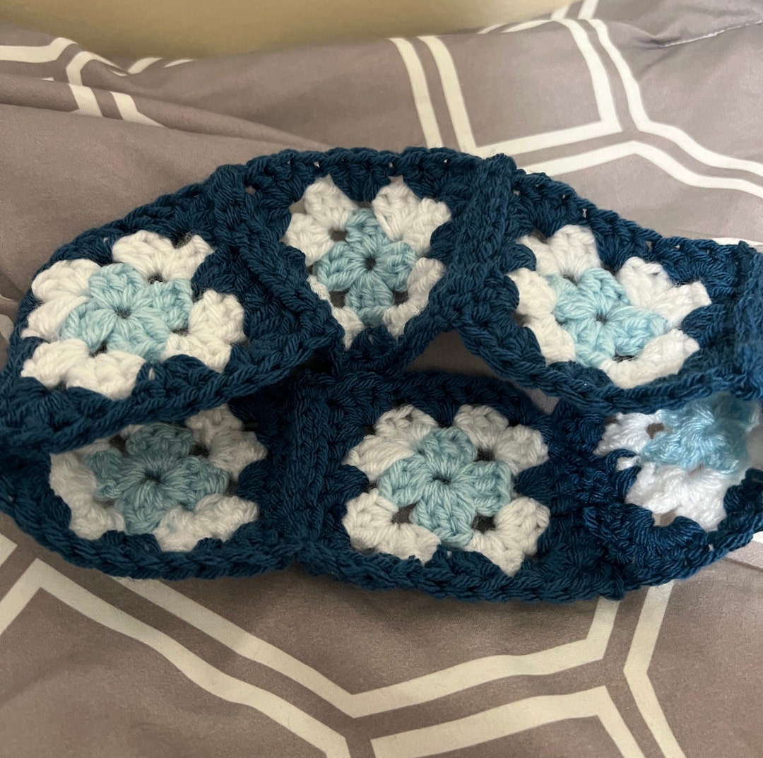 Crochet Headband Granny Square Headband - Etsy