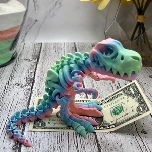 Articulated Skeleton T-rex! 3d Printed Dinosaur. Tyrannosaurus Rex ...