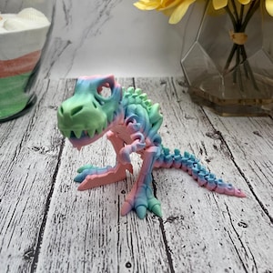 Articulated Skeleton T-rex! 3d Printed Dinosaur. Tyrannosaurus Rex ...