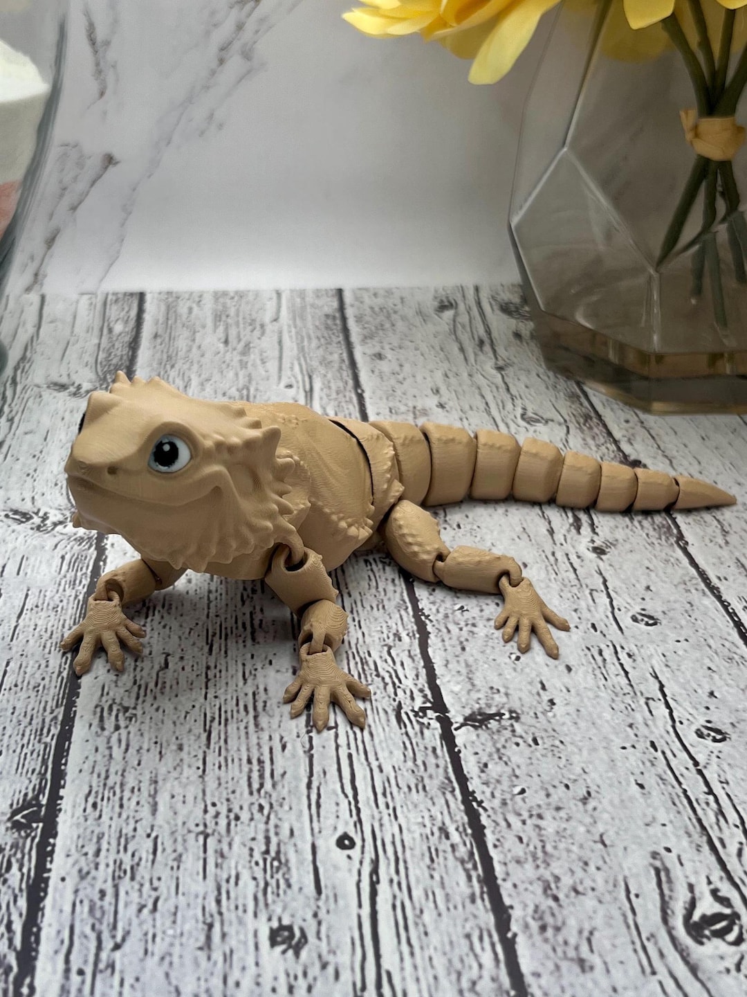 Articulated Bearded Dragon Figure! Gift, Stress Relief, Anxiety ...