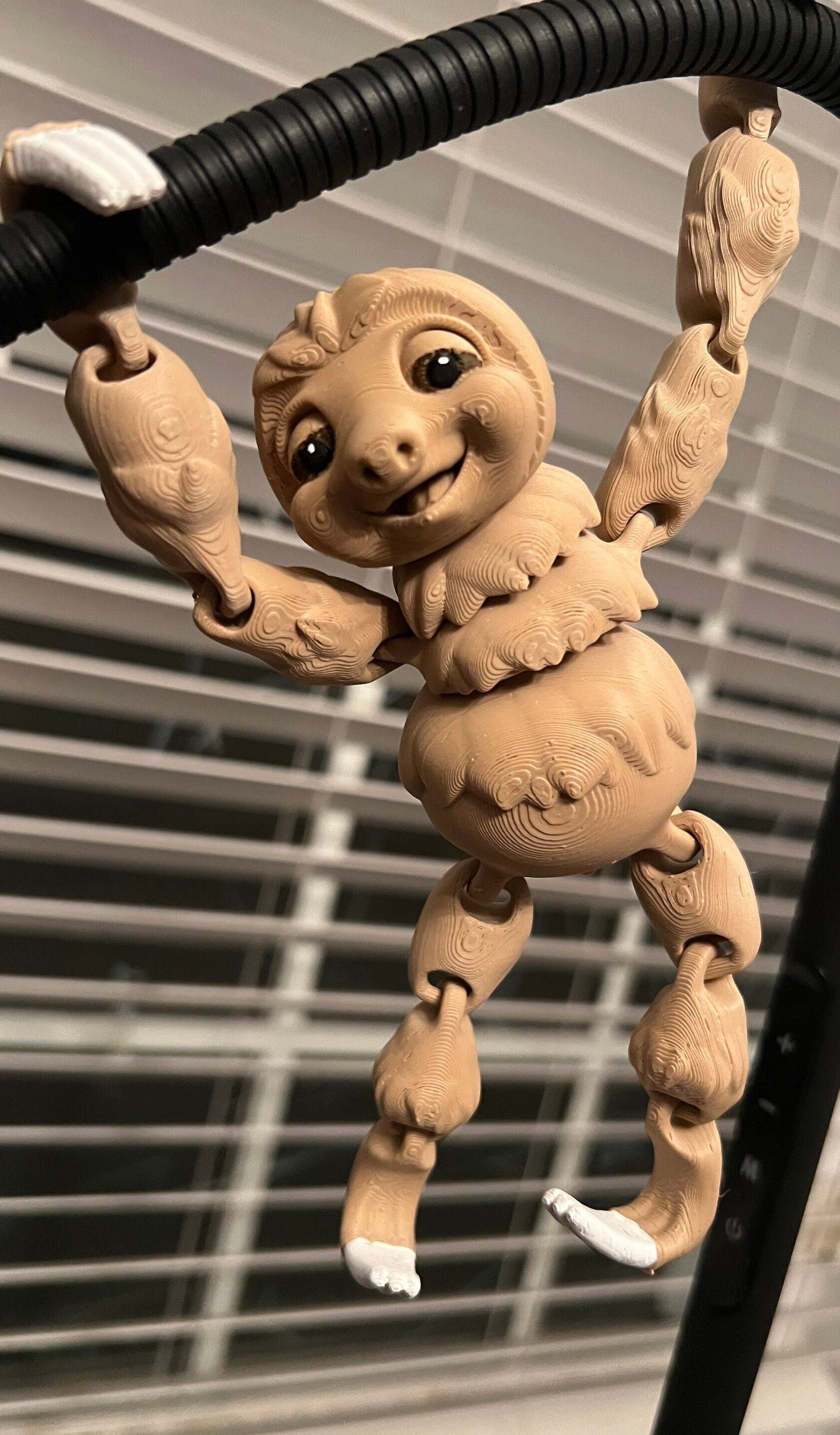 Articulated Sloth Fidget Figurine. Realistic Sloth With Claws. Gift ...