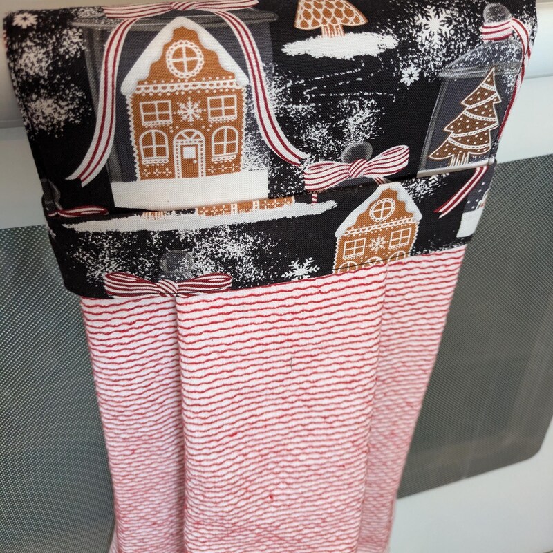 Gingerbread Kitchen Towel - Etsy