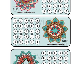 Cute A6 Zoo Animal Savings Challenge Set of 6 - Etsy