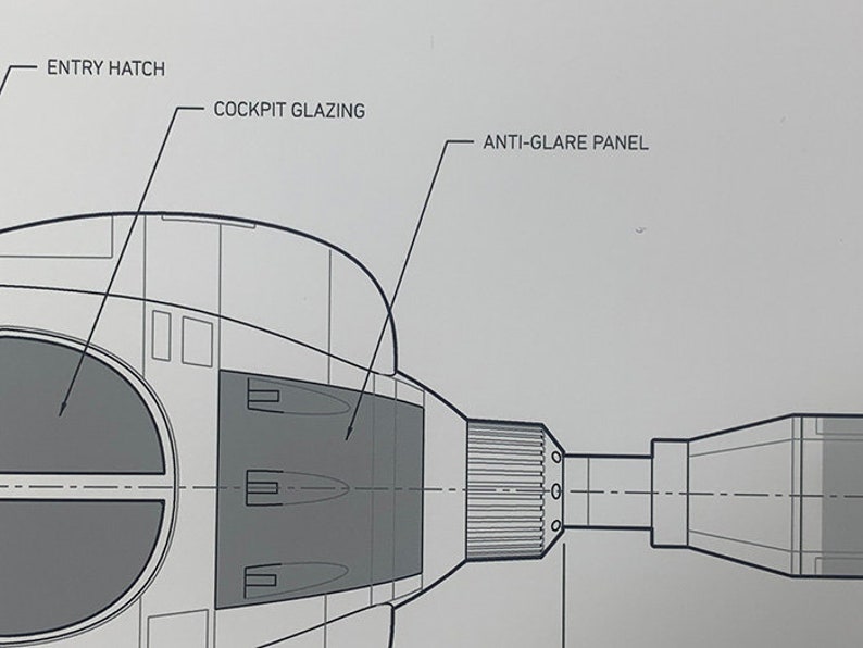 Blueprint of SHADO Interceptor From the Gerry Anderson Television ...