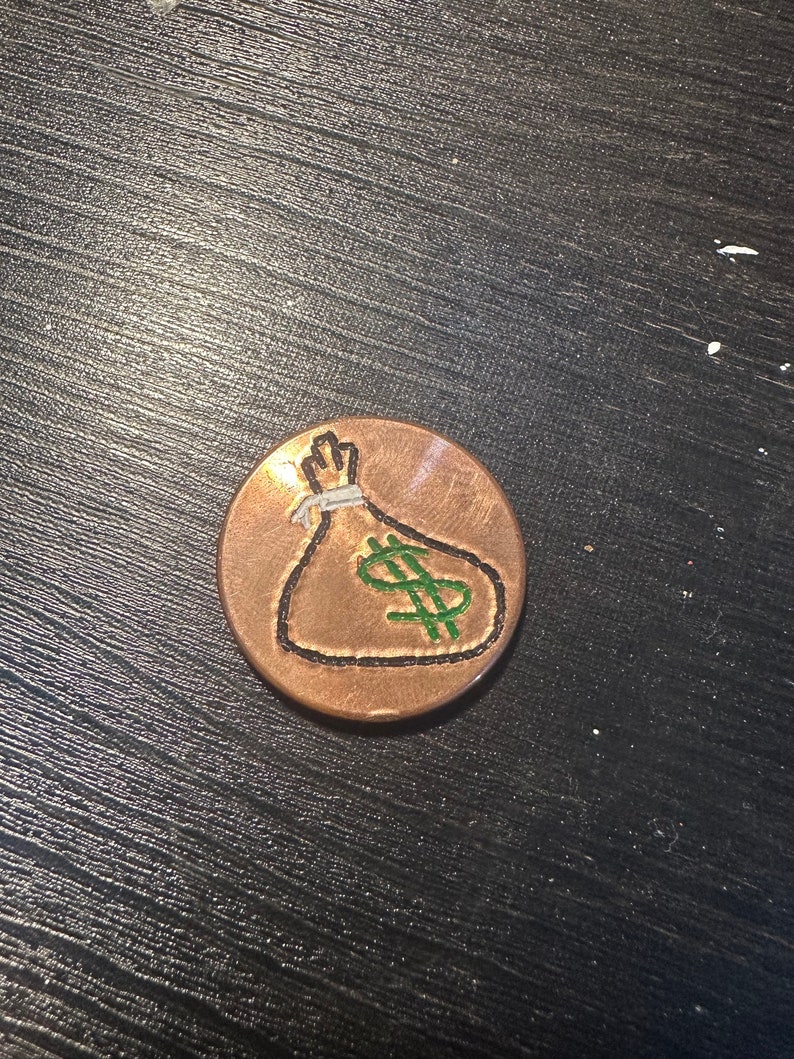 Hand Made cash is King Copper Golf Ball Marker - Etsy