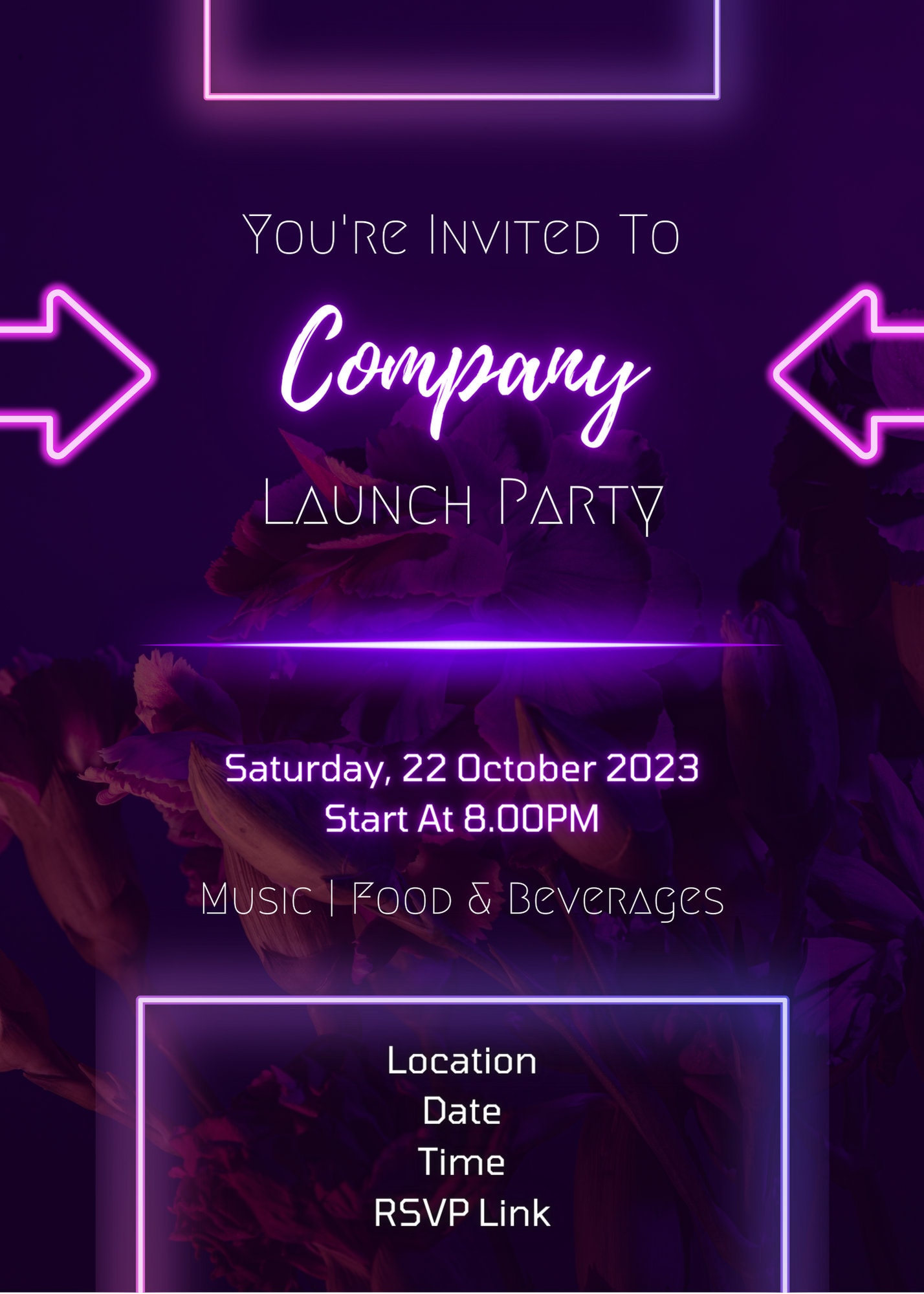 Corporate Event Invitation Templates - Etsy