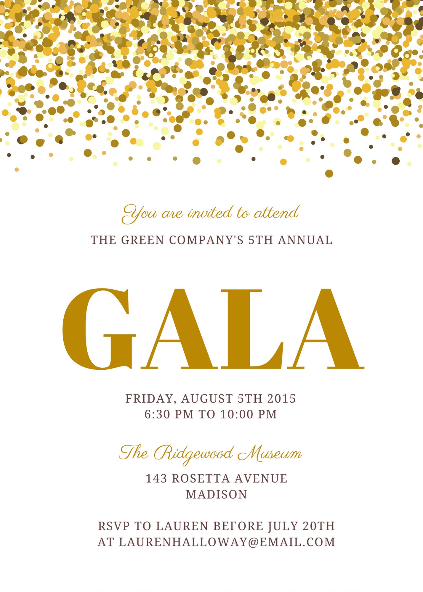Corporate Event Invitation Templates - Etsy
