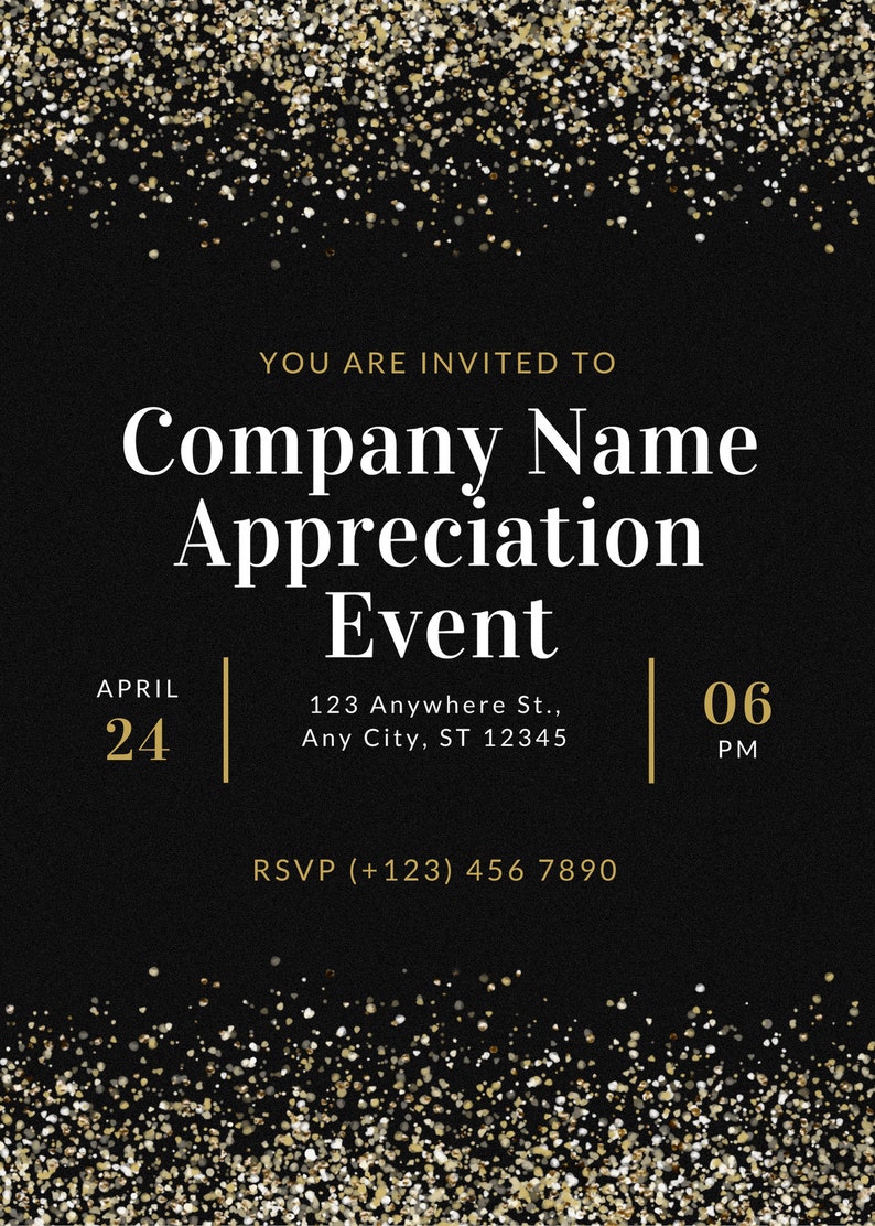 Corporate Event Invitation Templates - Etsy