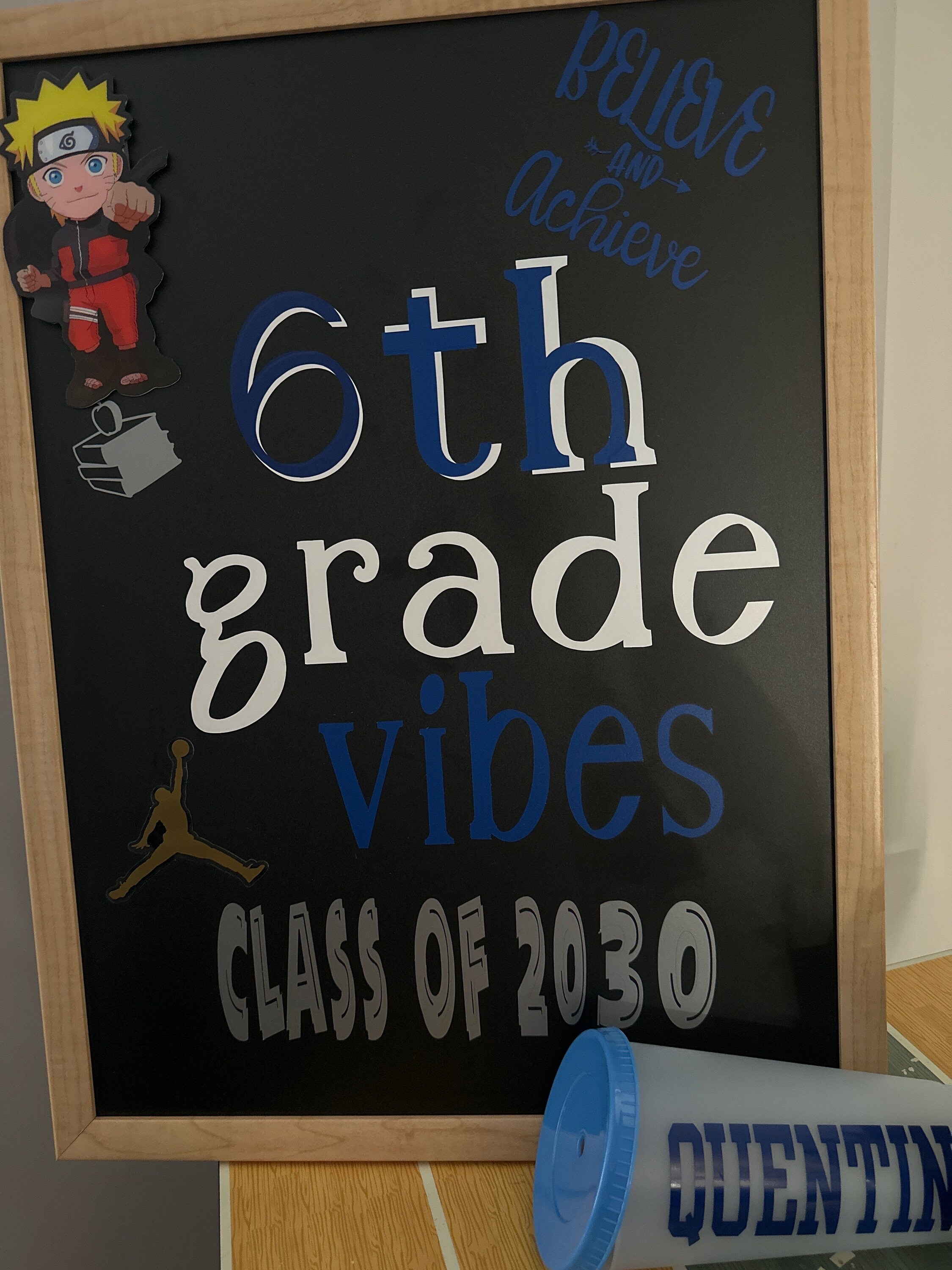 Chalkboard Vinyl School Sign - Etsy