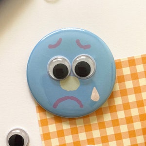 Googly Eye Emotion Pins | Clowncore | Kidcore | 2.5 Inch Button Pins - Etsy