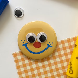 Googly Eye Emotion Pins | Clowncore | Kidcore | 2.5 Inch Button Pins - Etsy