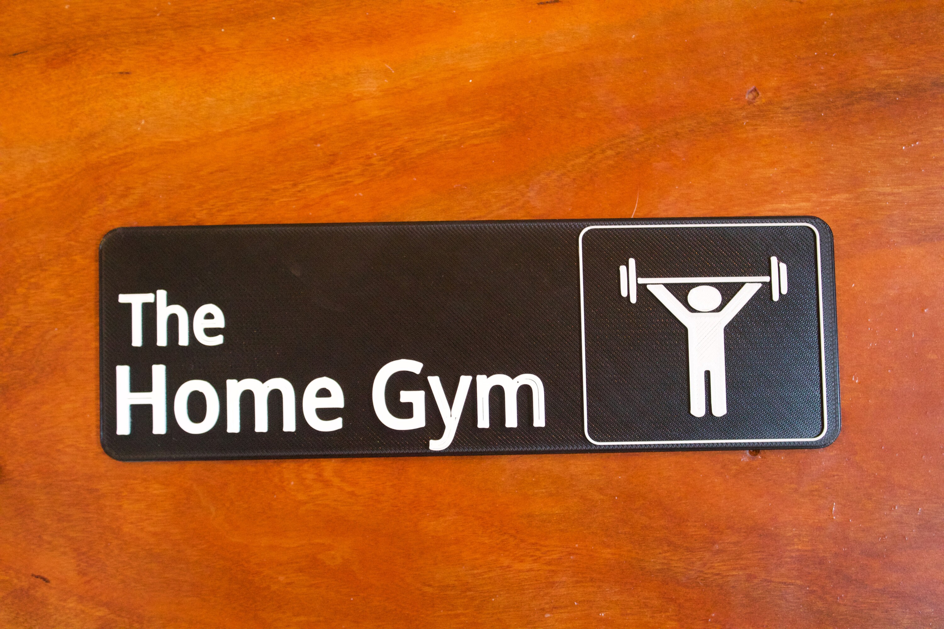 3D Printed the Office Home Gym Sign - Etsy
