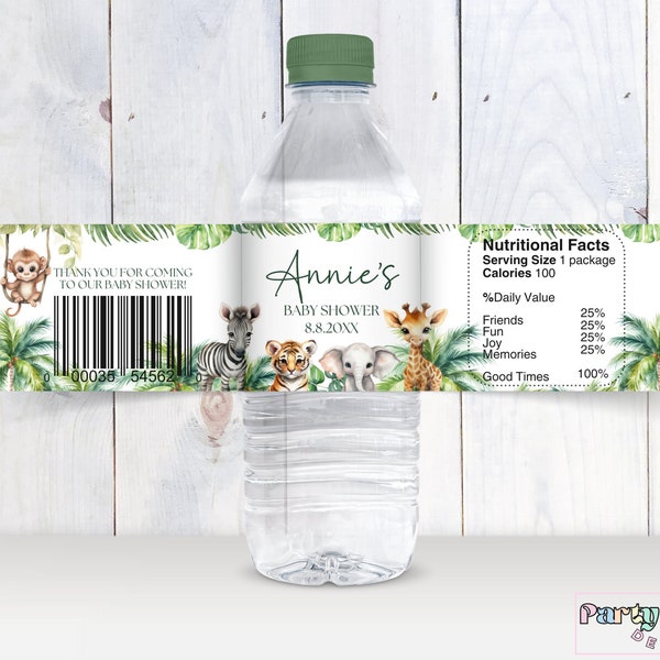 Jungle Labels - Etsy