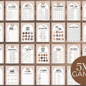 Editable Little Dumpling Baby Shower Games Bundle, Dumpling Theme Games ...