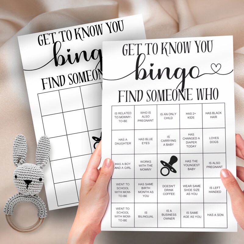 Get to Know You Bingo - Etsy