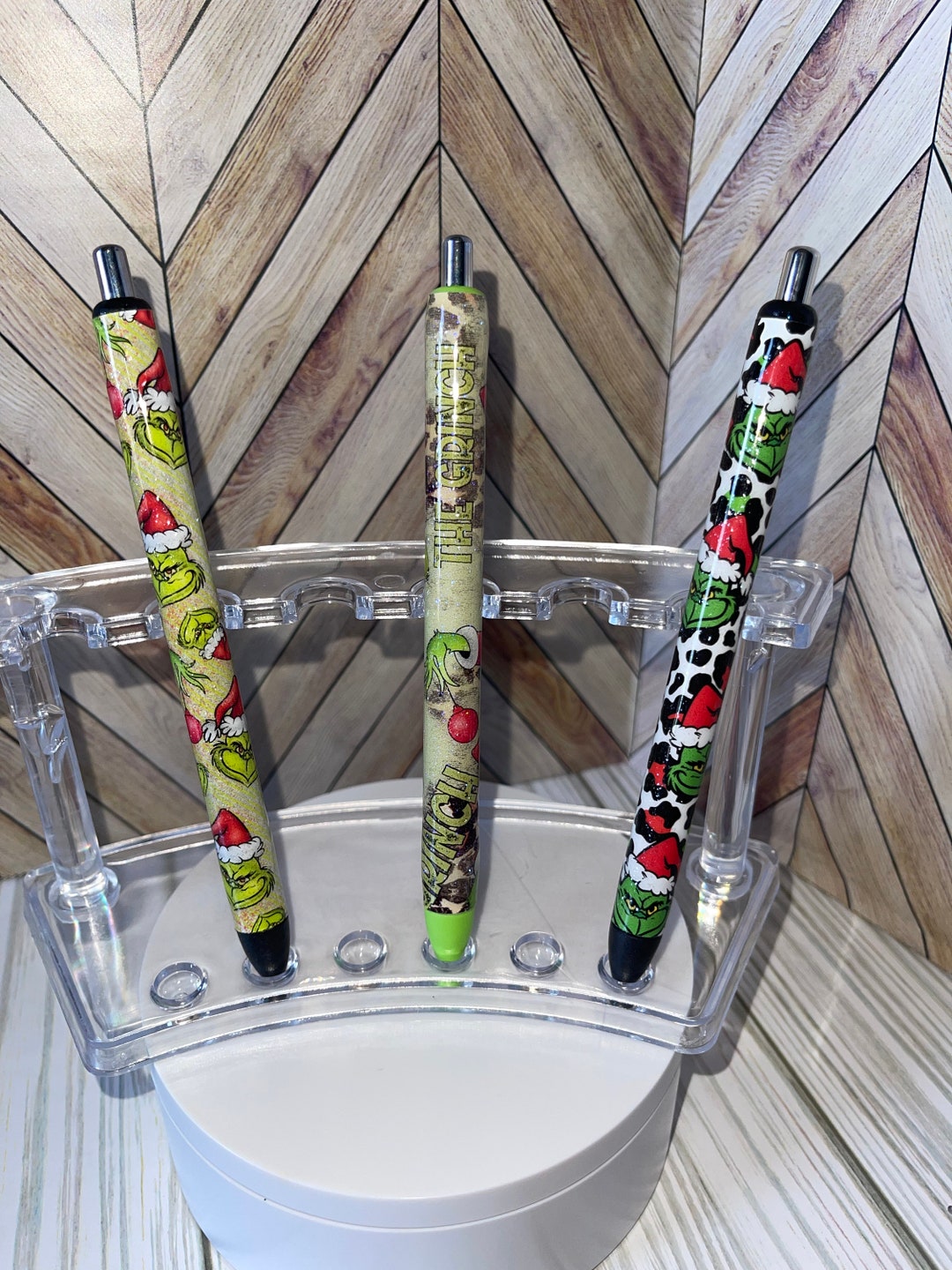 The Grinch Pens set of 3 - Etsy