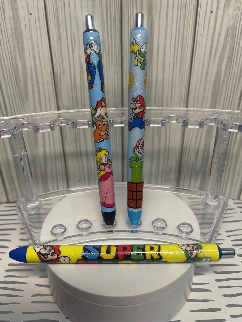 Super Mario Pens - Etsy