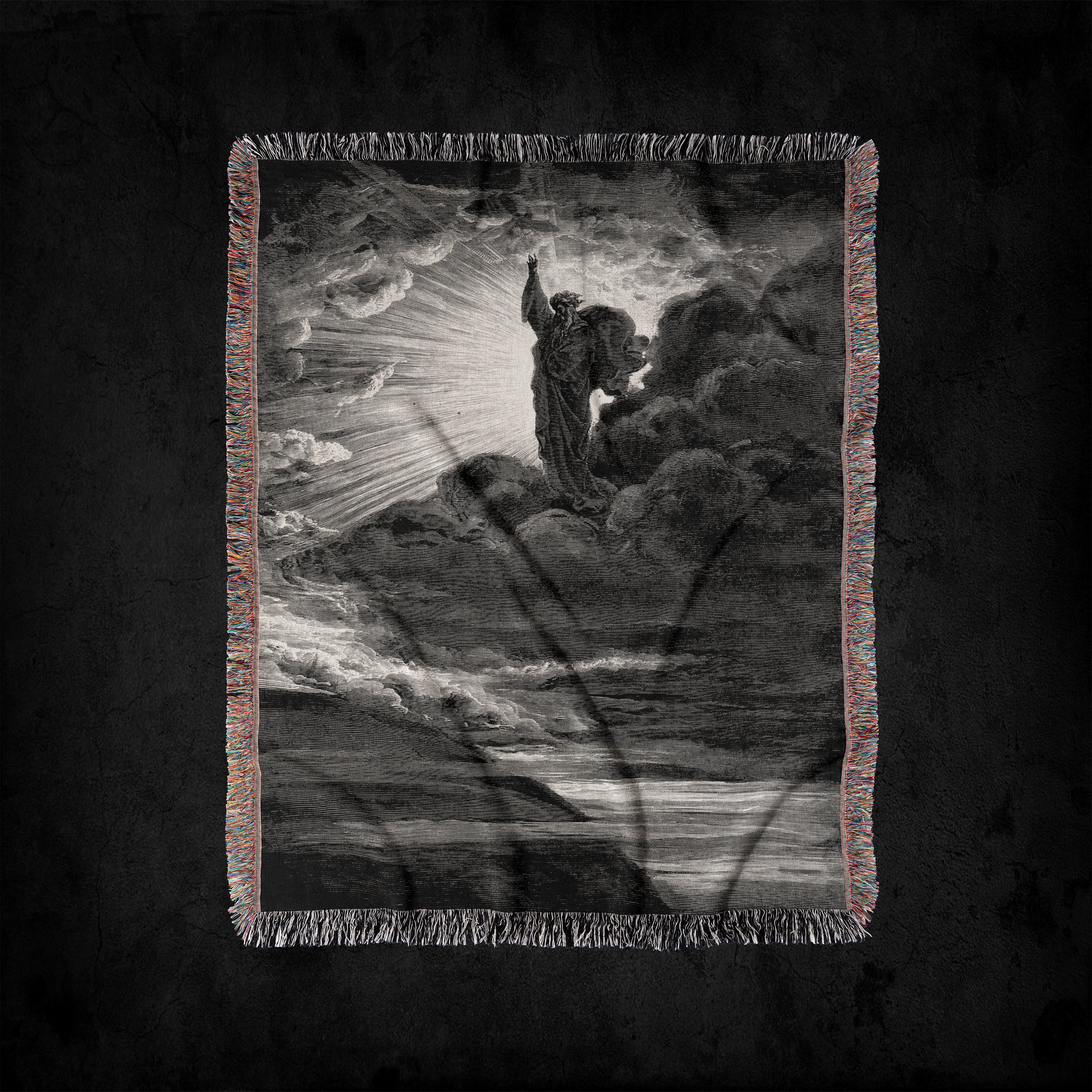 Gustave Dore God Creating Light Woven Throw Blanket: Religious Gifts ...