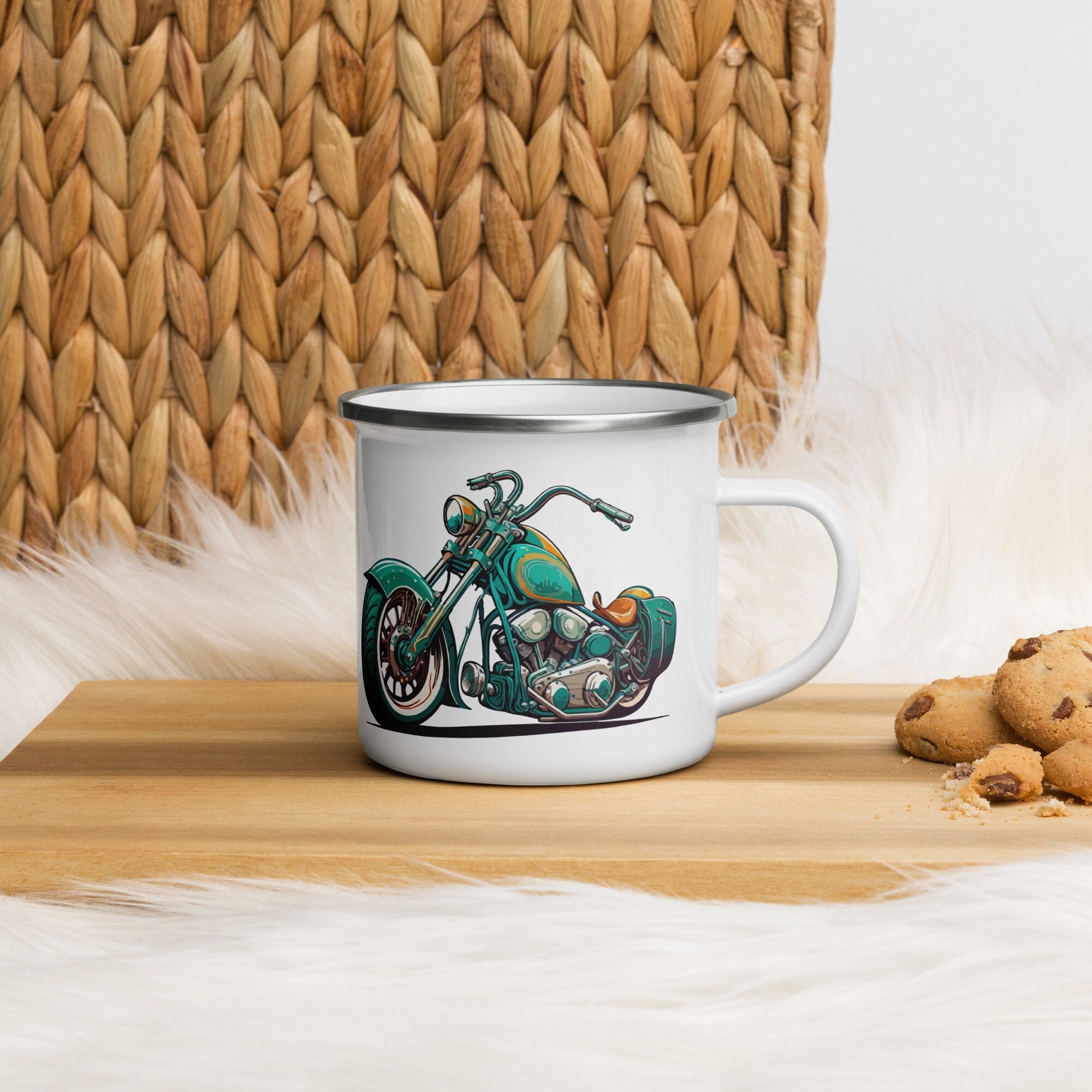 Let's Ride Chopper Mug Motorcycle - Etsy