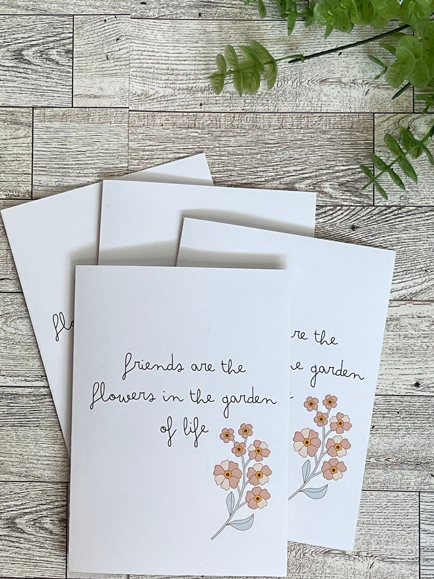 Beautiful Boho Celebration of Friendship Cards Set of 4 - Etsy