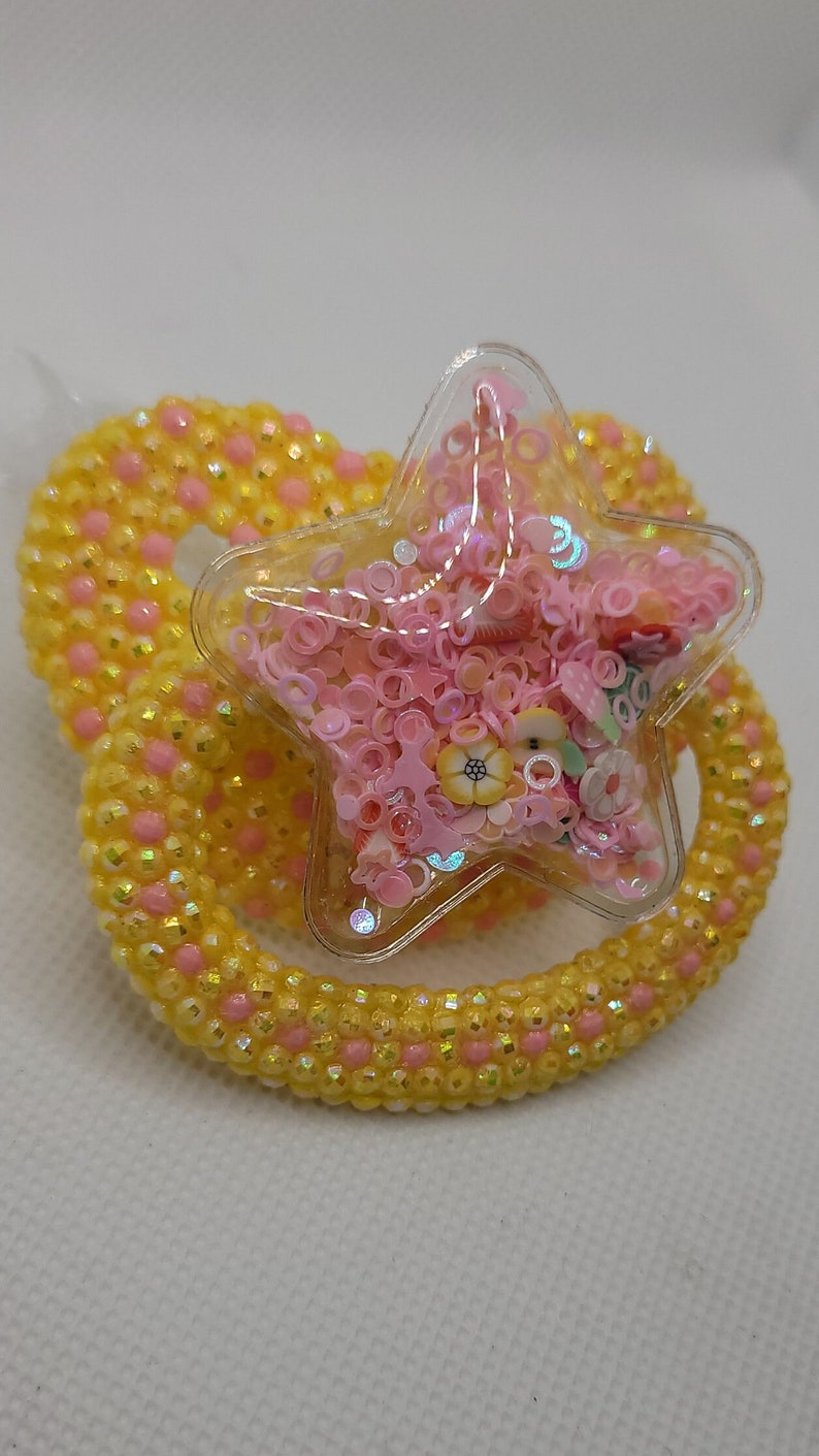 Summer Star Adult Deco Paci With Fidget Toy - Etsy