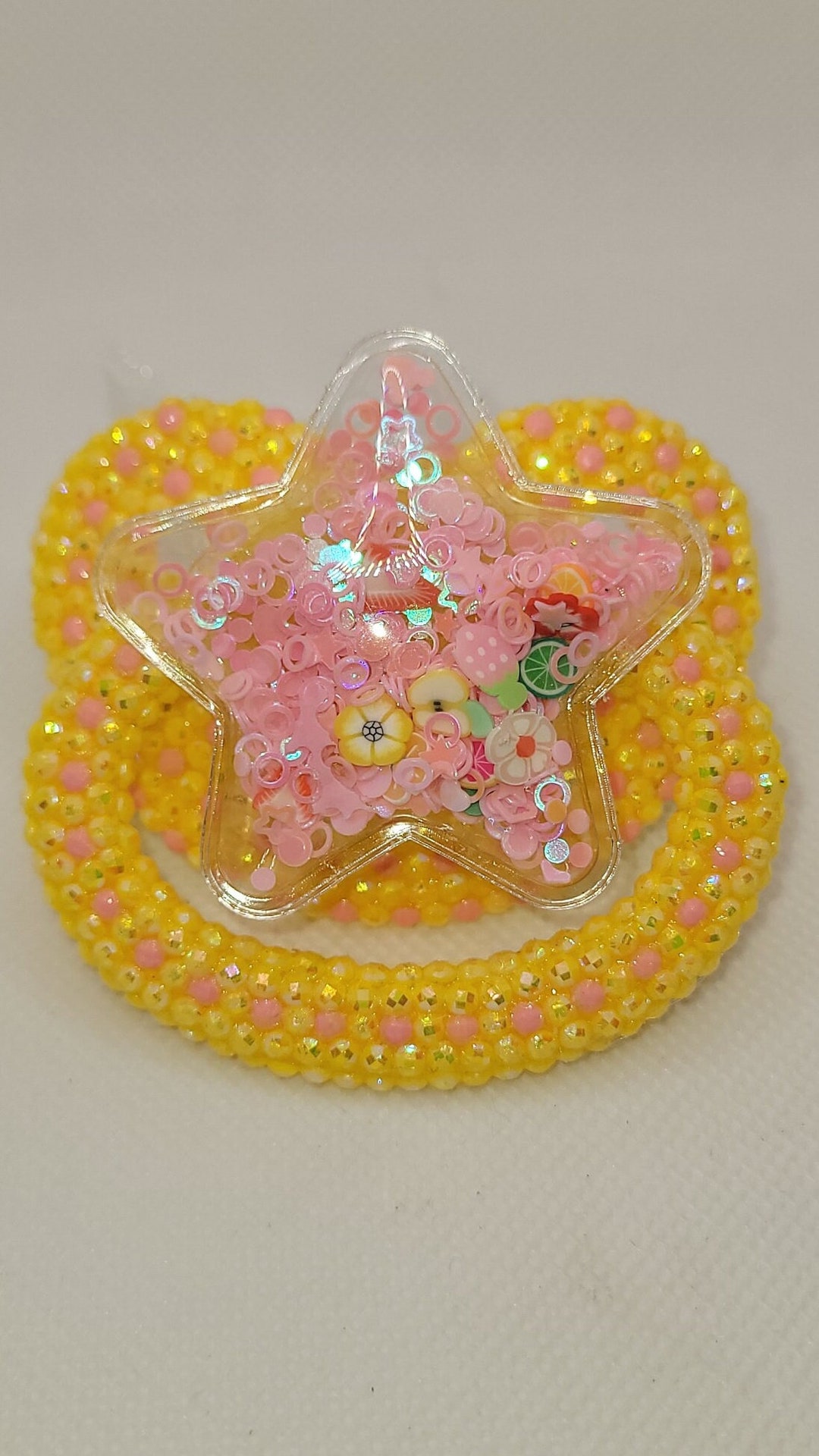 Summer Star Adult Deco Paci With Fidget Toy - Etsy