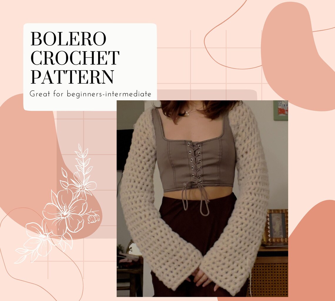 Crochet Pattern for Bolero - Etsy