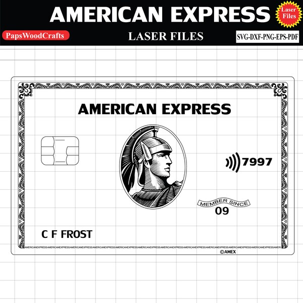Fake American Express Card - Etsy