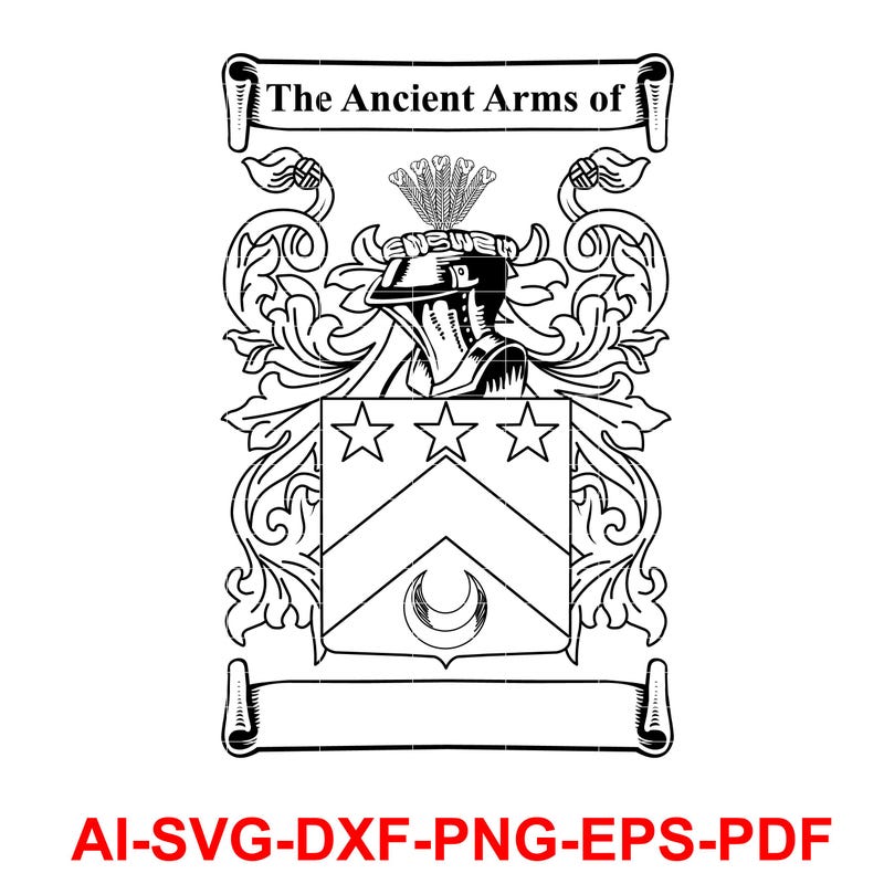 Family Crest Svg - Etsy