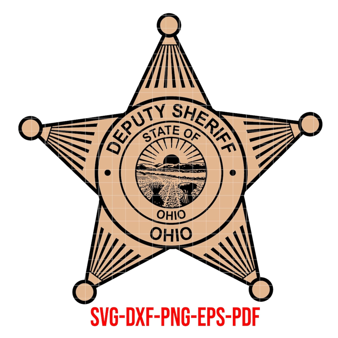 Deputy Sheriff State of Ohio Badge, Ohio Deputy Sheriff Badge, Logo ...