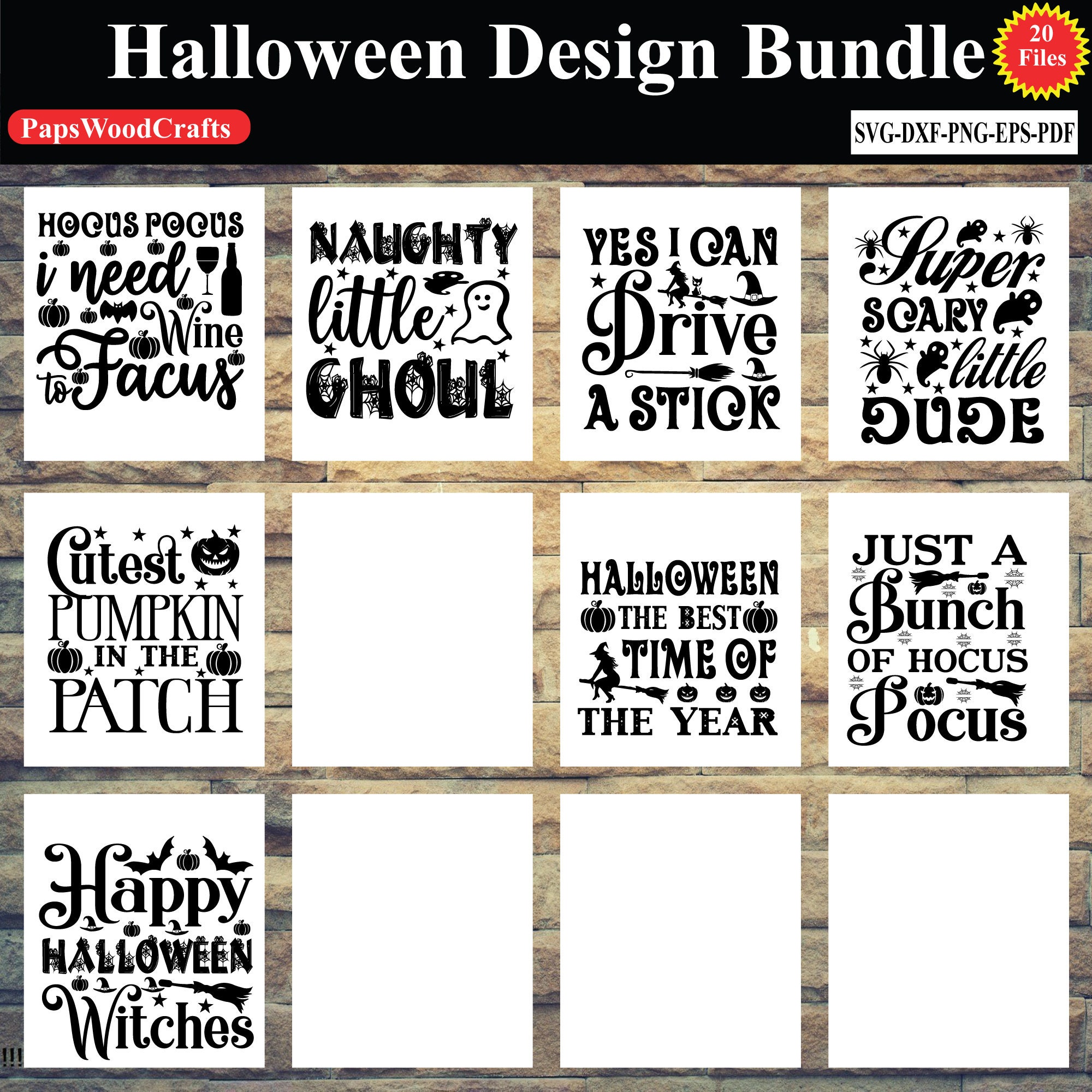 Laser Cut File, Halloween , Xtool ,lightburn, Glowforge, Flux TS2 ...