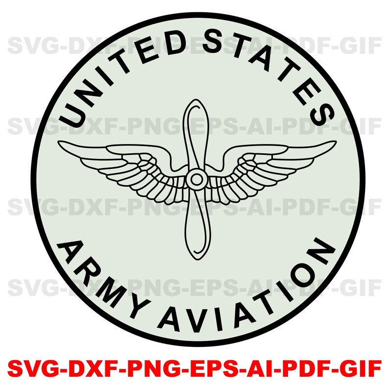 United States Army, Aviation Branch, Logo, Badge, Laser Cutting, Vector ...