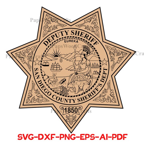 Logotipo Del Sheriff De San Diego 4+ Thousand County Sheriff