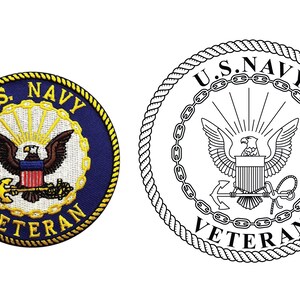 US Navy Veteran Digital File | US Navy Veteran Logo Vector | for Laser ...