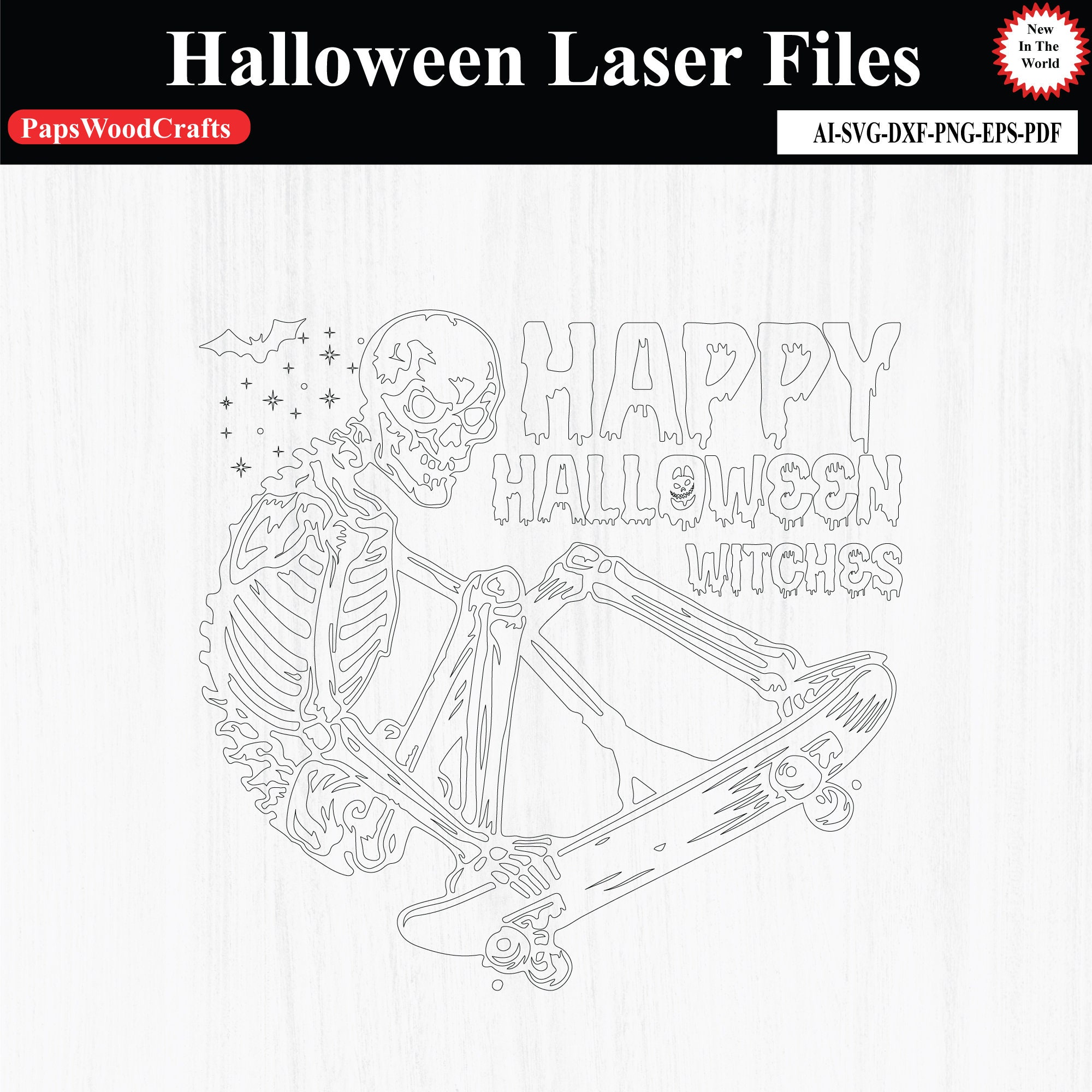 Skull Skeleton Laser Cut File Halloween Xtool lightburn - Etsy