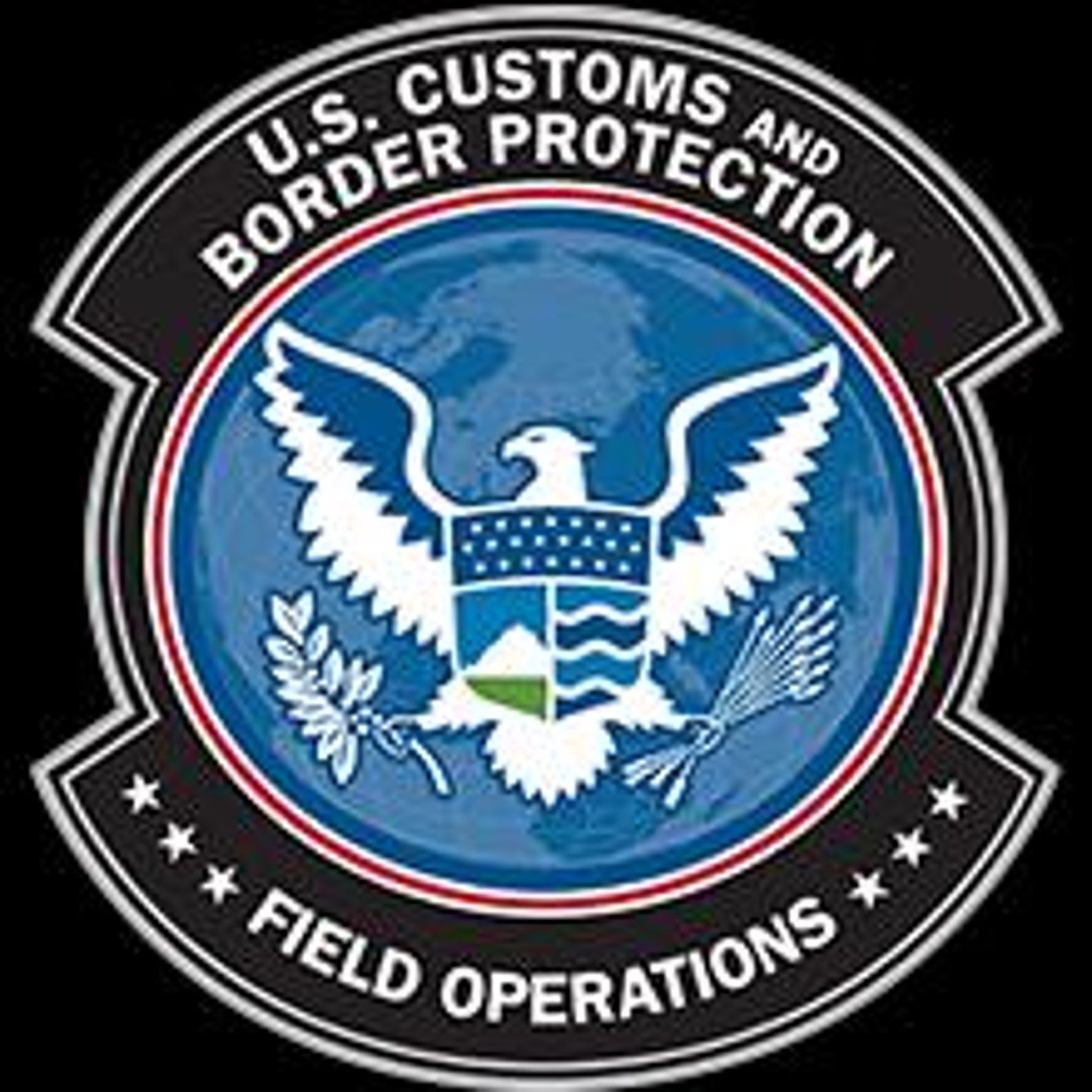 US Customs, and Border Protection, Field Operations, Badge, Laser ...