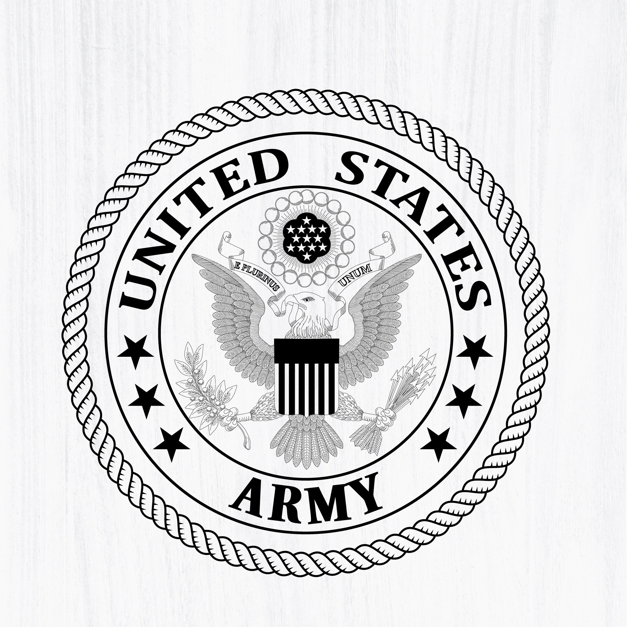 United States Army, Badge, Seal, Custom, Ai, Vector, SVG, DXF, PNG, - Etsy