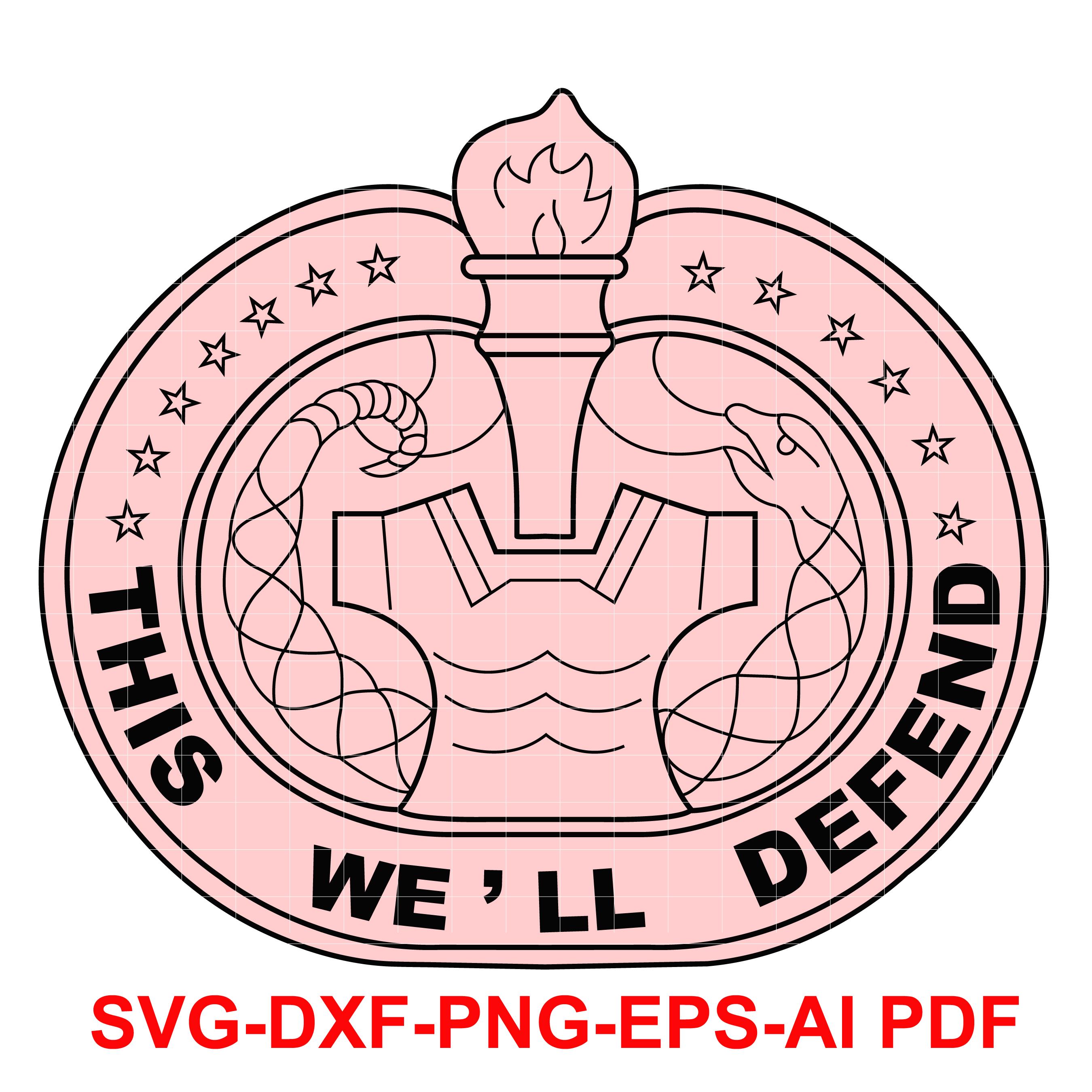 Drill Sergeant, Insignia Shaped, Badge, Laser Cutting, Vector Art, Cut ...