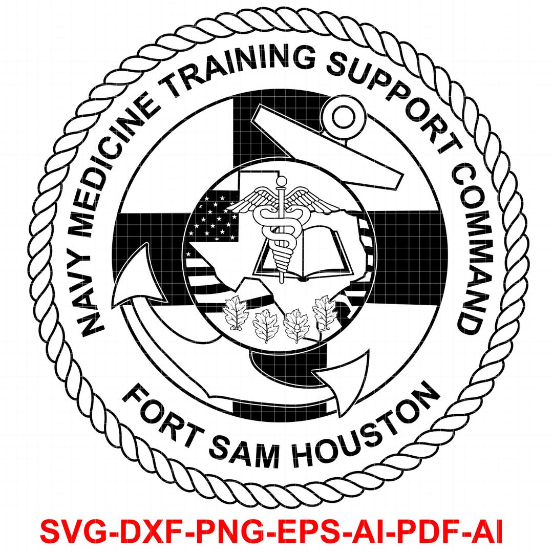Navy Medicine Training Logo, Vector Cut Files (SVG, Ai, Dxf, Png, Gif ...