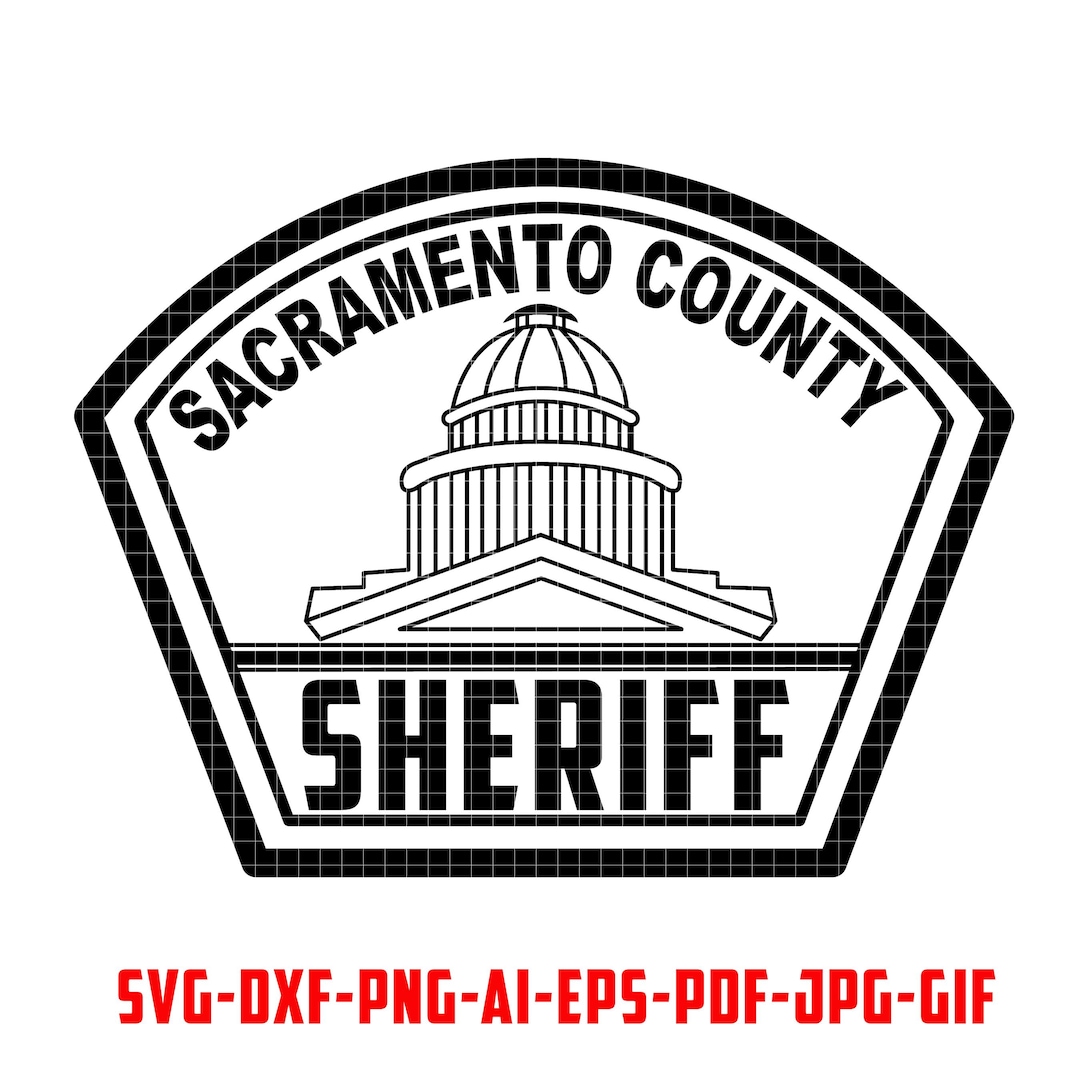 Sacramento County, Sheriff's Office, Badge, Laser Cutting, Vector Art ...