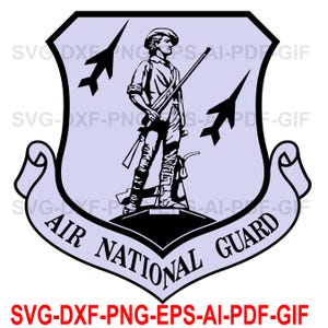 Air National Guard Logo, Laser Cut Vector Files (digital Download) - Etsy