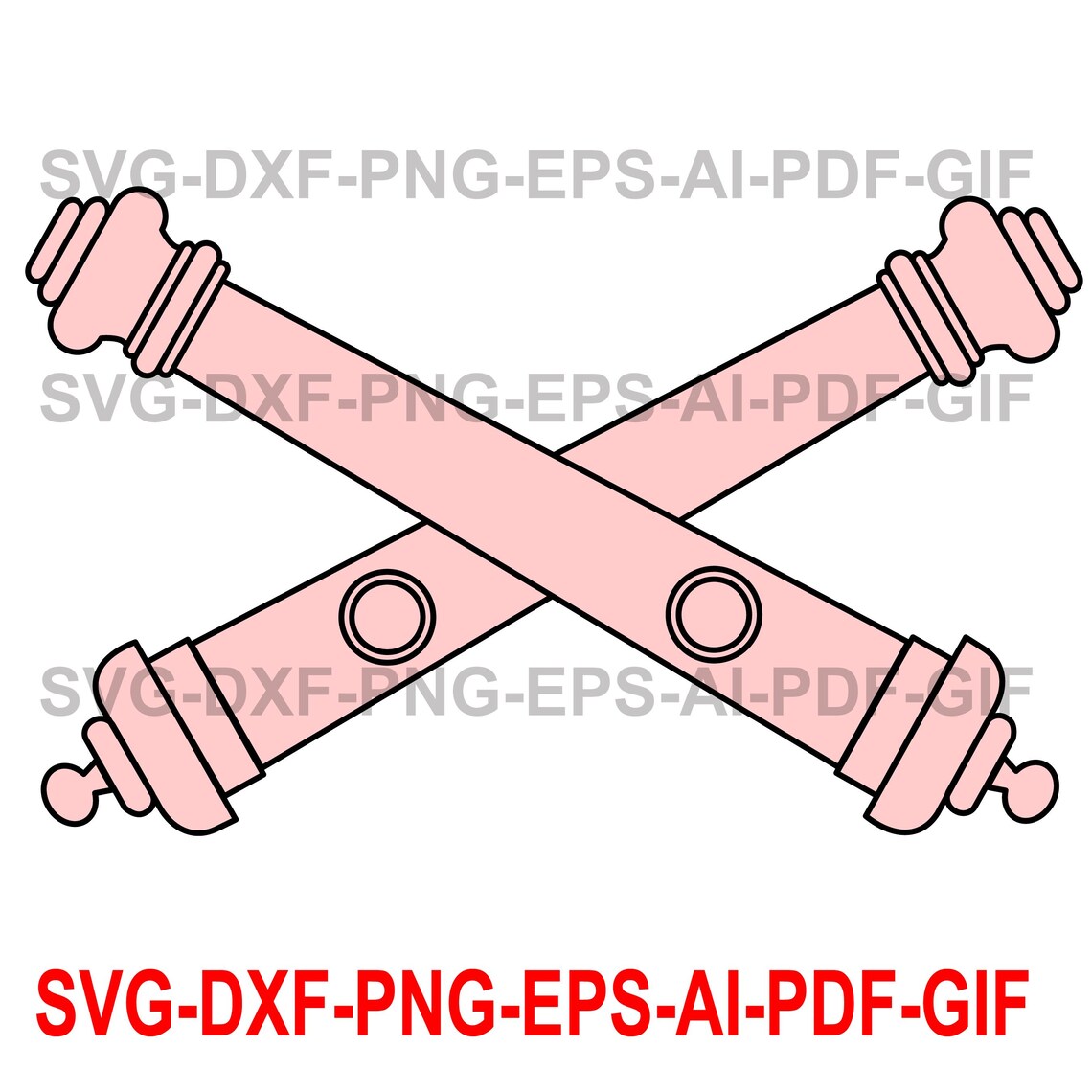 US Army, Field Artillery, Logo, Badge, Laser Cutting, Vector Art, Cut Files, Digital Printing ...