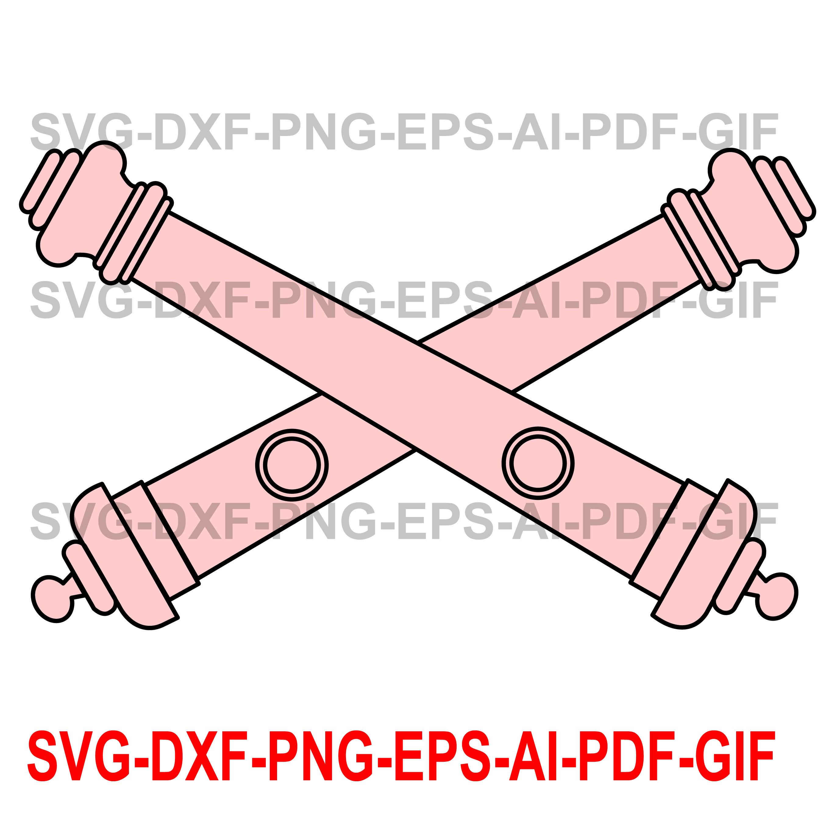 US Army, Field Artillery, Logo, Badge, Laser Cutting, Vector Art, Cut Files, Digital Printing ...