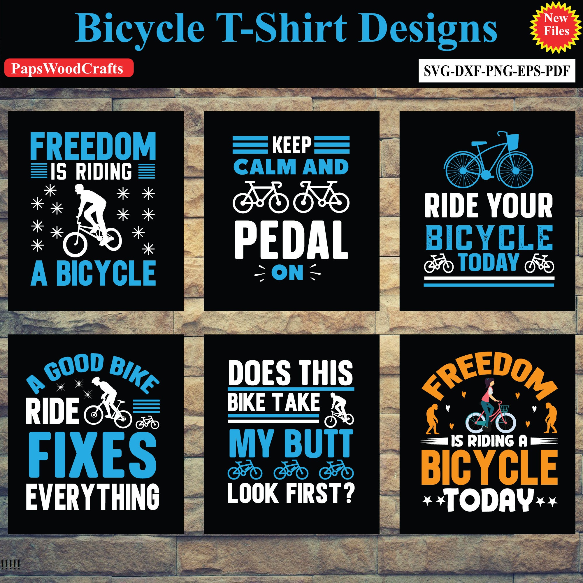 Bicycle T-shirt Designs Bundle | Bike Vector Images,cycling Tshirt ...