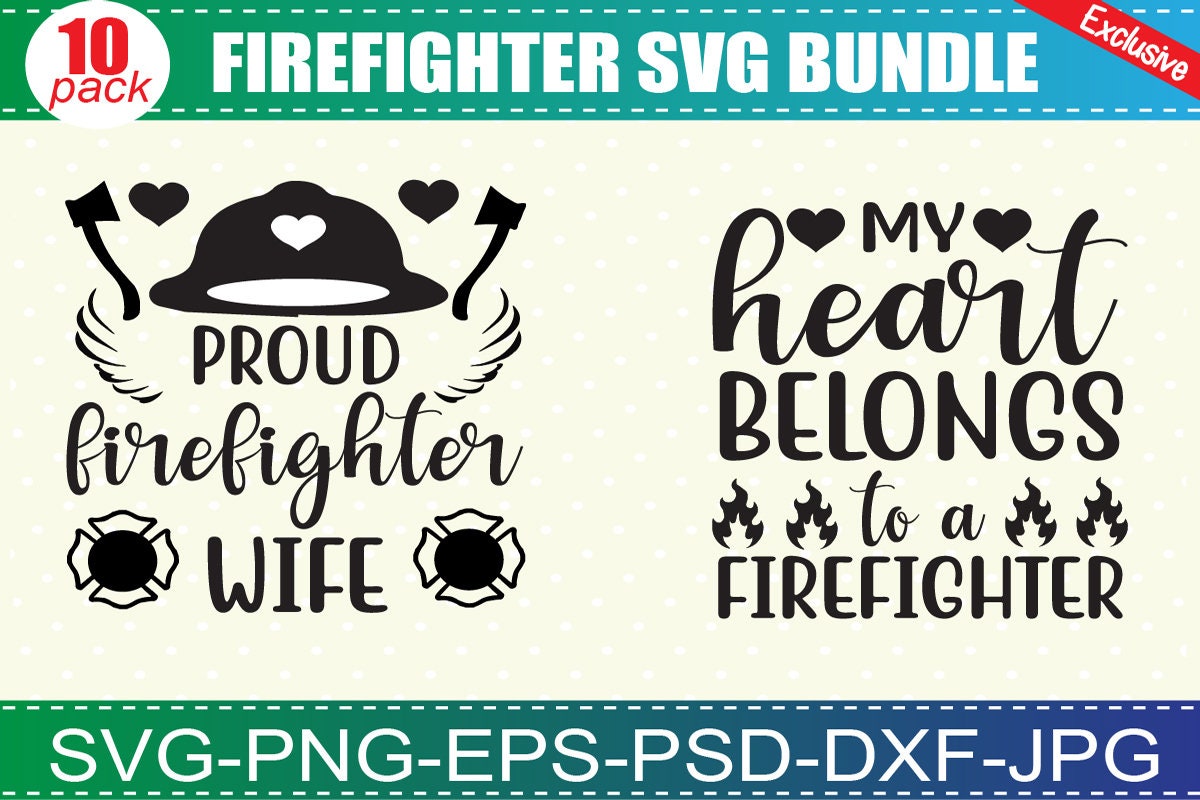 Fire Dept Svg Downloads Fire Fighter Svg Fireman Svg - Etsy